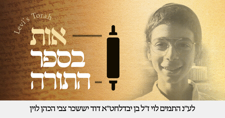 Levi's Torah - Secure a Letter | Campaign powered by RaiseThon